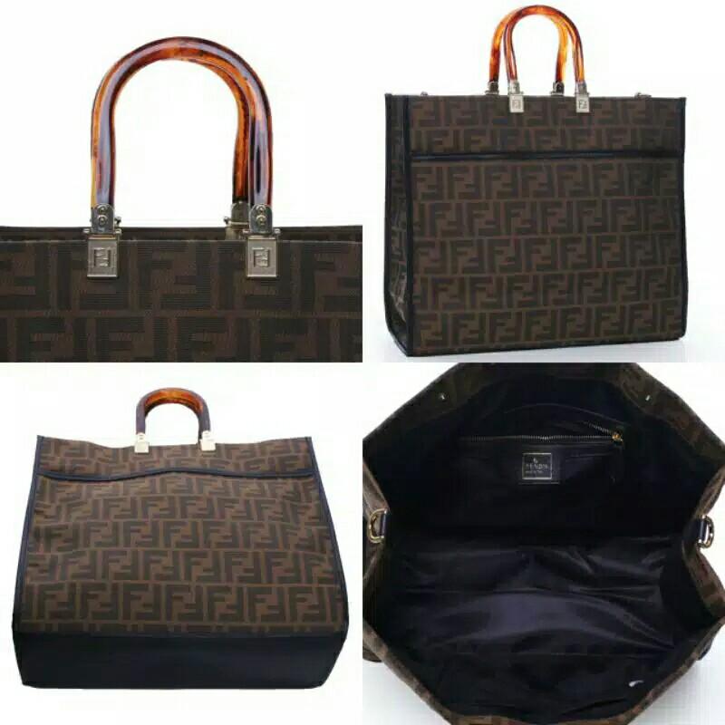 Fendi Sunshine FF Monogram, Fesyen Wanita, Tas & Dompet di Carousell