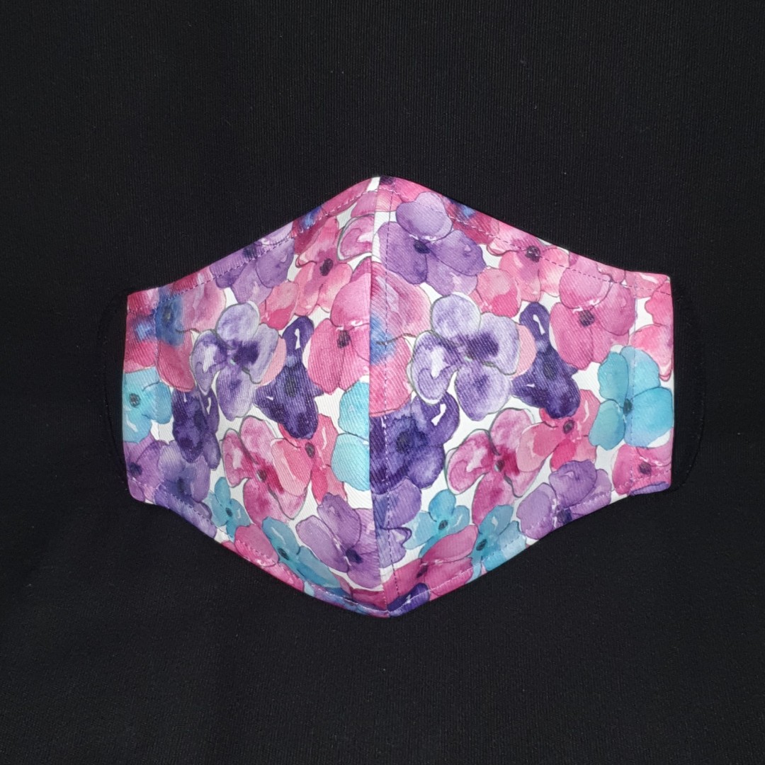 Flora Reusable Mask, Health & Nutrition, Face Masks & Face Shields on ...