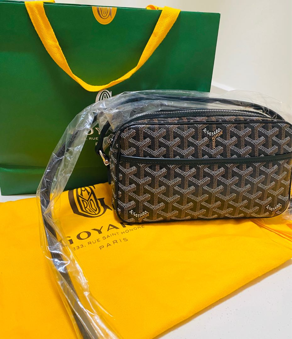 GOYARD CAMERA BAG (BLACK), Luxury, Bags & Wallets on Carousell
