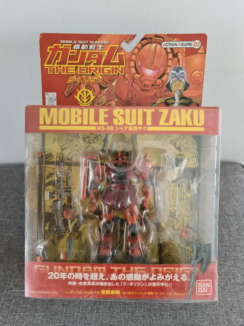 Gundam the origin - red zaku, Hobbies & Toys, Toys & Games on Carousell