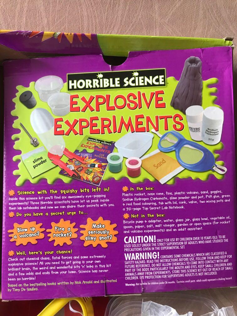 Horrible Science Explosive Experiments, Hobbies & Toys, Toys & Games on ...