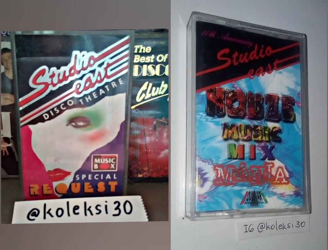Kaset studio east / kaset diskotik, Musik & Media, CD, DVD & Lainnya di Carousell
