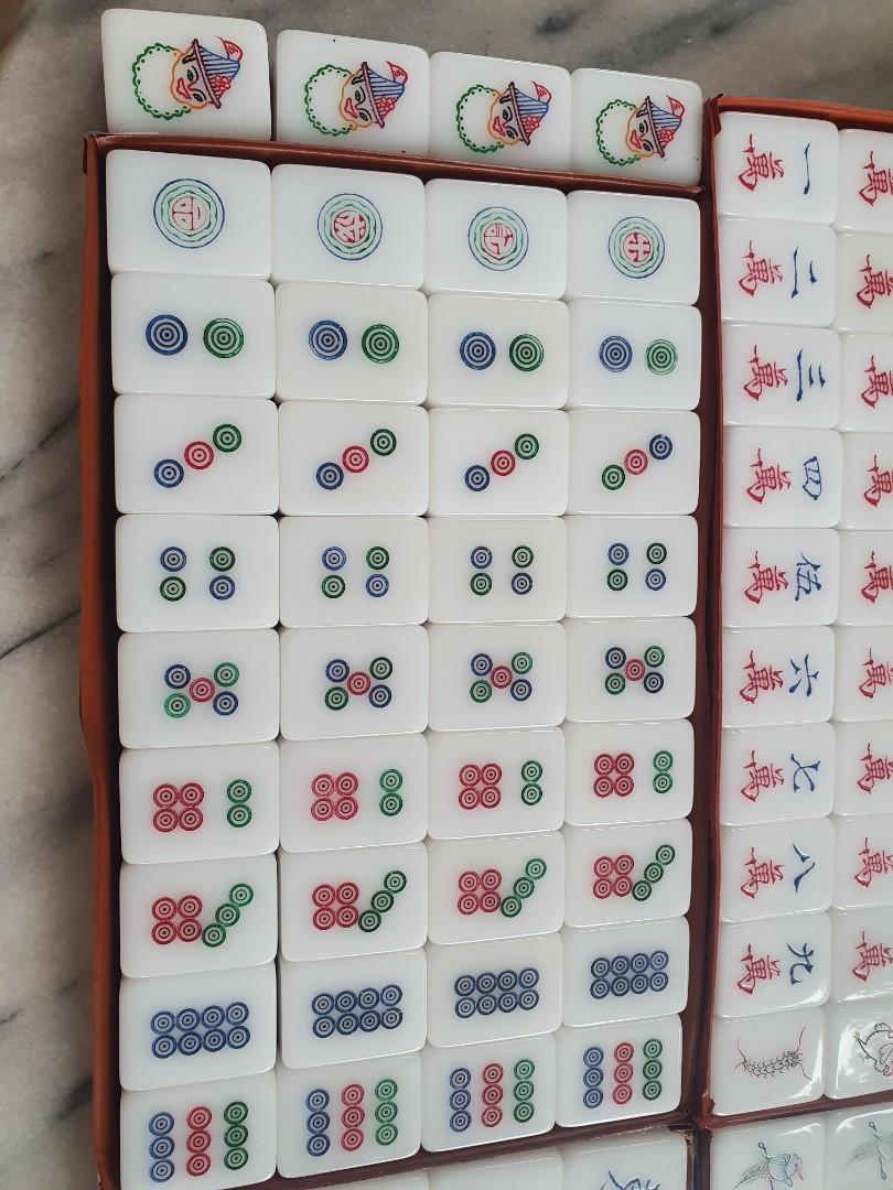Mahjong Set full set Purple, Hobbies & Toys, Toys & Games on Carousell