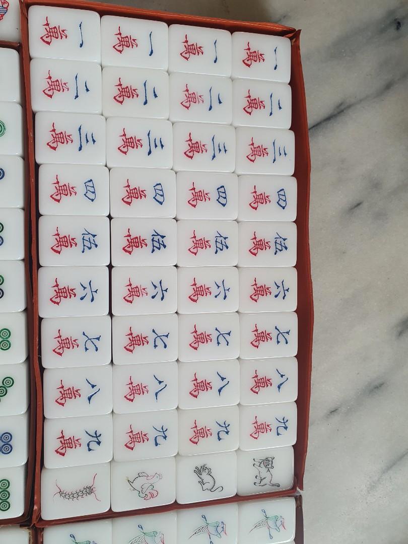 Mahjong Set full set Purple, Hobbies & Toys, Toys & Games on Carousell