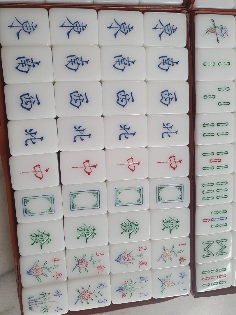 Mahjong Set full set Purple, Hobbies & Toys, Toys & Games on Carousell