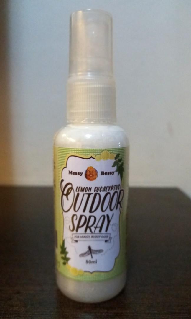 Messy Bessy Lemon Eucalyptus Outdoor Spray, Beauty & Personal Care ...