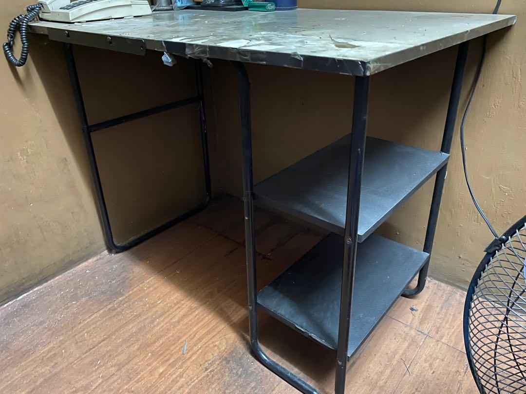 METAL STUDY TABLE, Furniture & Home Living, Furniture, Tables & Sets on ...