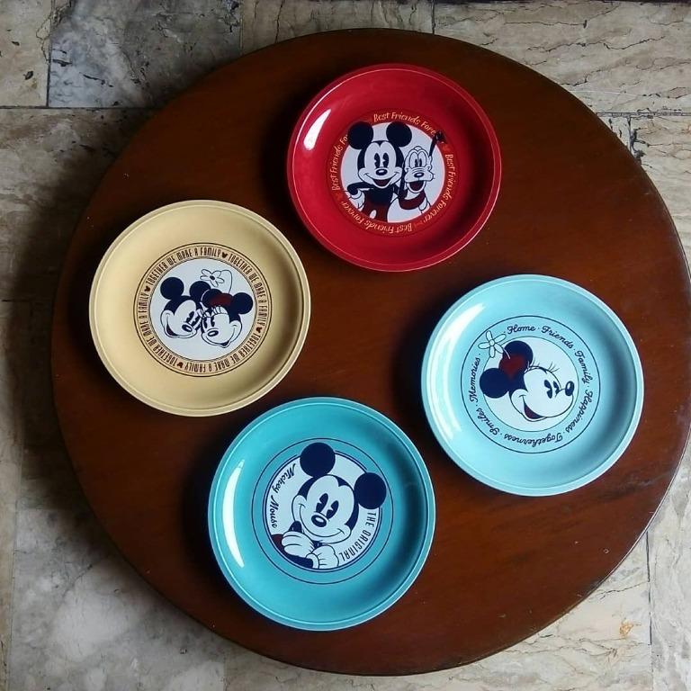 Mickey and Minnie Mouse Disney Plate Collection, Hobbies & Toys ...