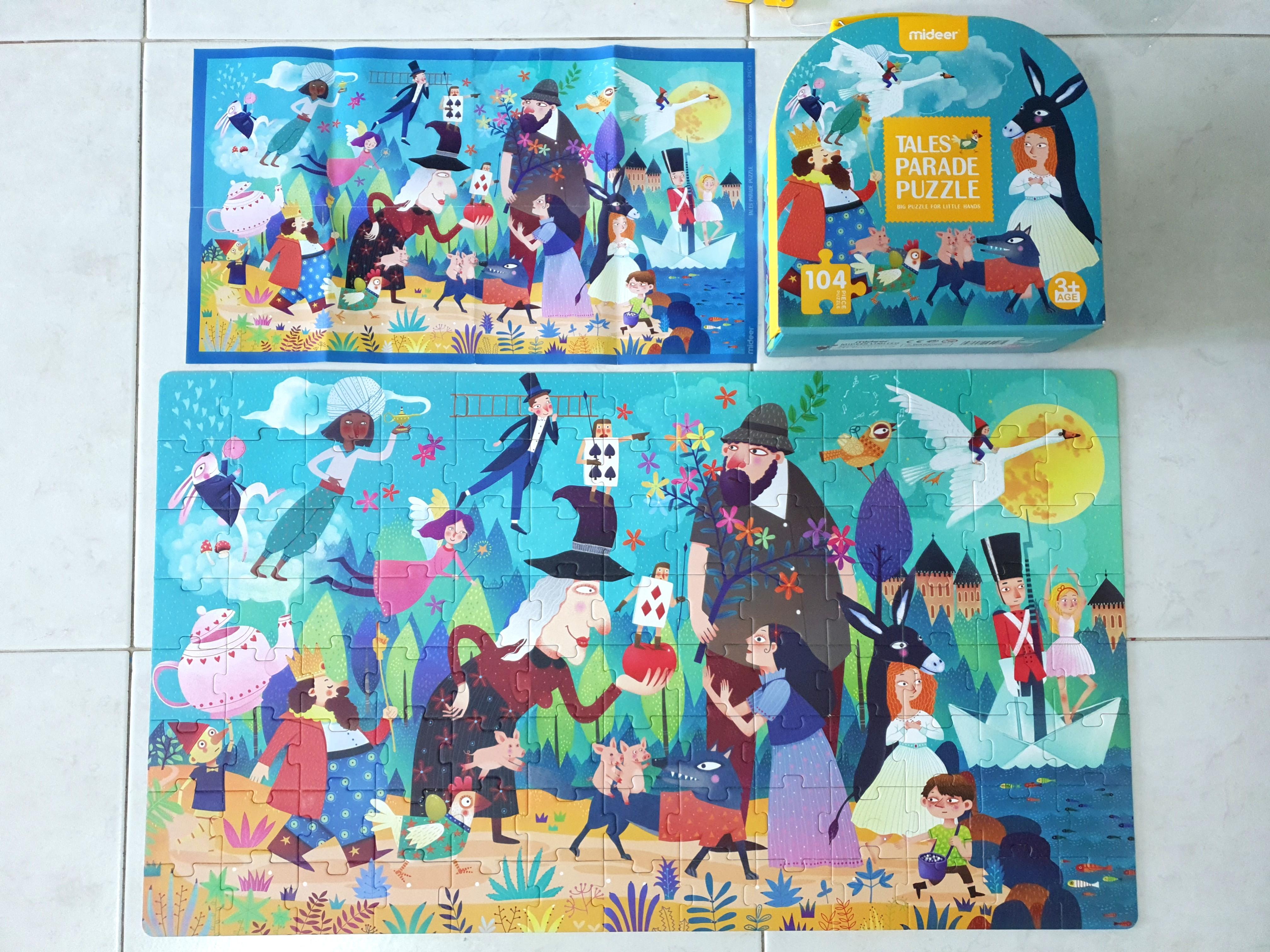 Mideer Puzzle 104P Jigsaw Gift Box Puzzle for kids, Hobbies & Toys ...