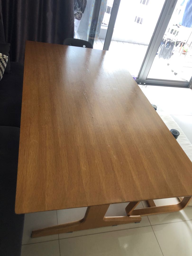 Muji Table and bench, Furniture & Home Living, Furniture, Tables & Sets ...