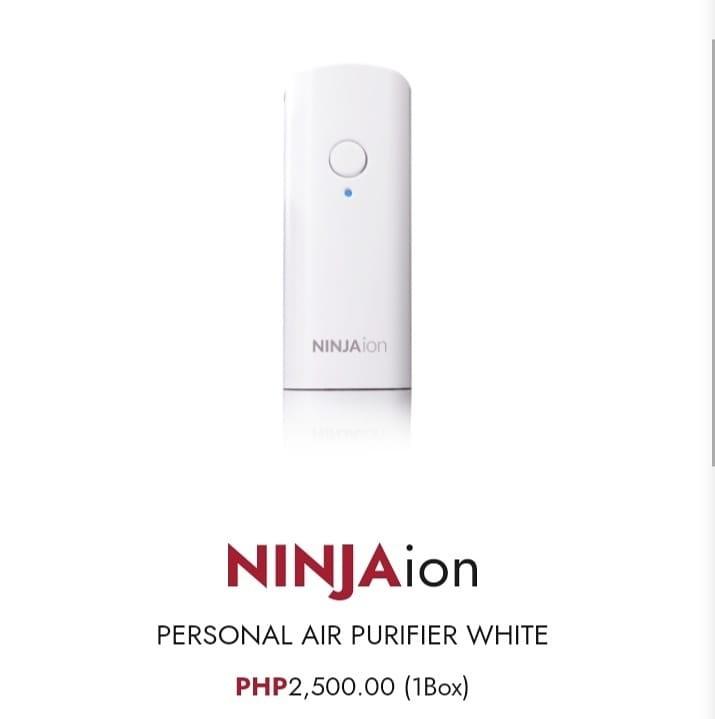 Ninjaion Personal air Purifier, Beauty & Personal Care, Sanitizers ...