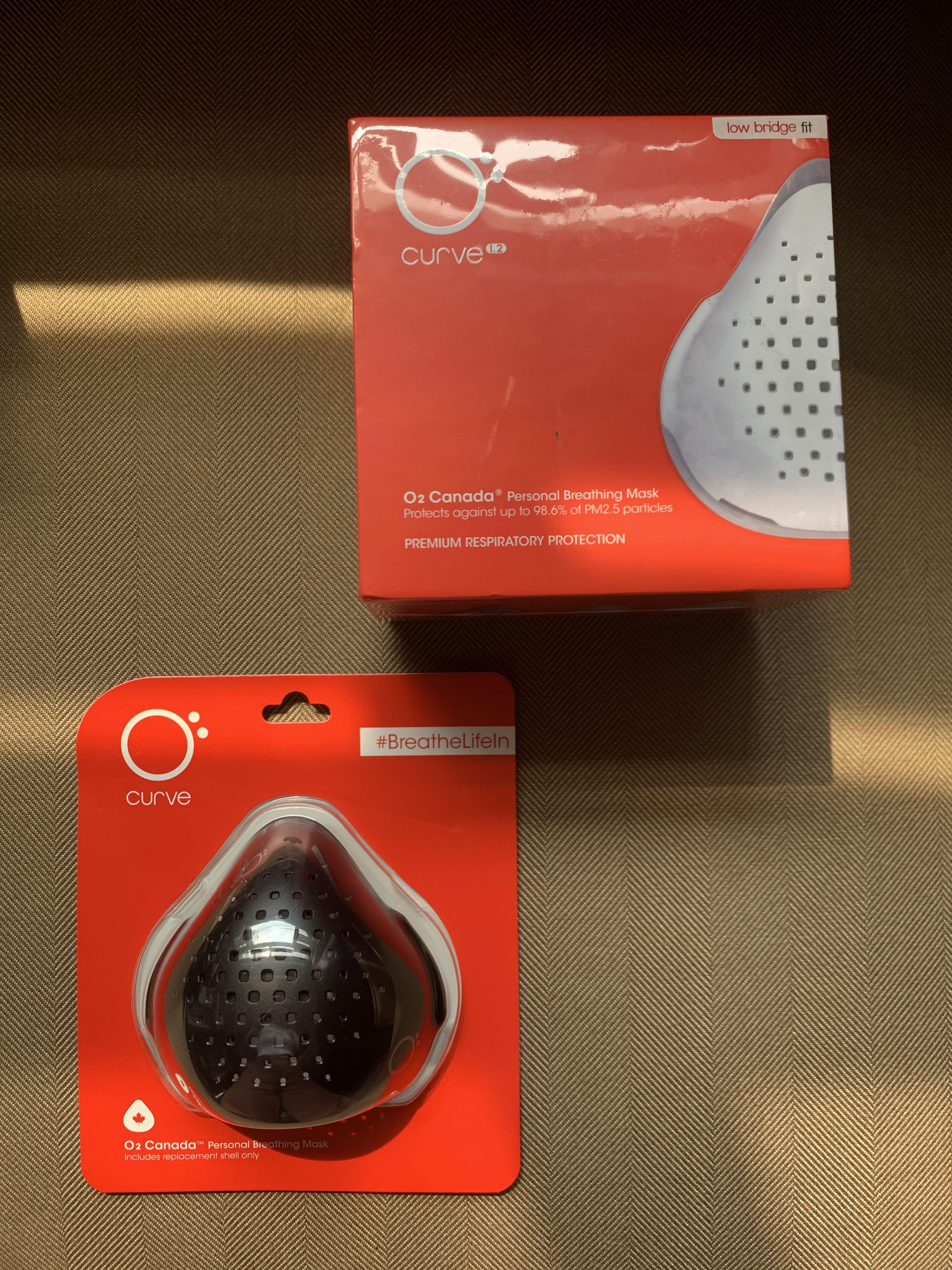 O2 Curve 1.2 mask, Hobbies & Toys, Travel, Travel Essentials ...