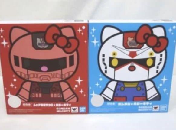 特價 機動戰士 SD GUNDAM X Hello Kitty 高達 紅渣 超合金 全2款 MB 渣古 Converge RG Sanrio ...