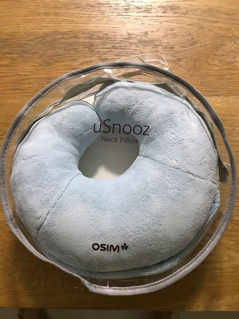 Osim Usnooz Ergonomic Neck Travel Pillow, Health & Nutrition, Massage ...