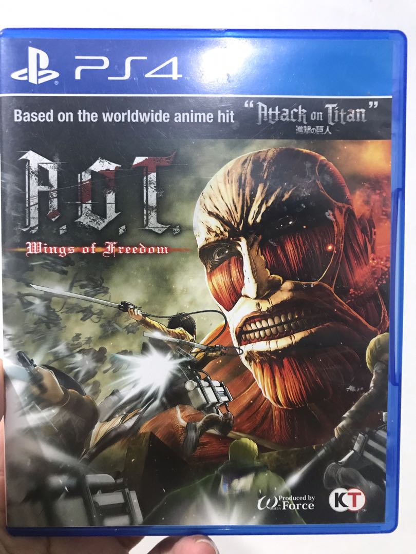 PS4 Game Attack on Titan AOT wings of freedom, Video Gaming, Video ...