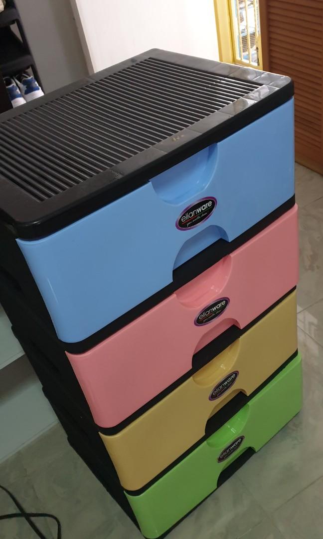 PVC drawers, Furniture & Home Living, Furniture, Shelves, Cabinets ...