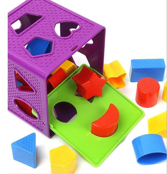 【READY STOCK SG】Block Shapes Toys/ Shapes & Colors Block Toys for Kids ...