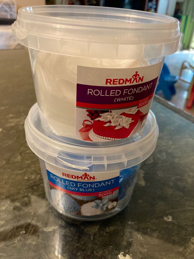 REDMAN brand Rolled Fondant, Food & Drinks, Homemade Bakes on Carousell