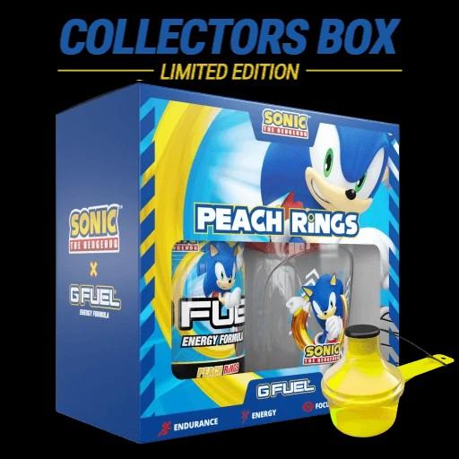 SONIC X GFUEL Peach rings Collectors Box LE, Food & Drinks, Beverages ...