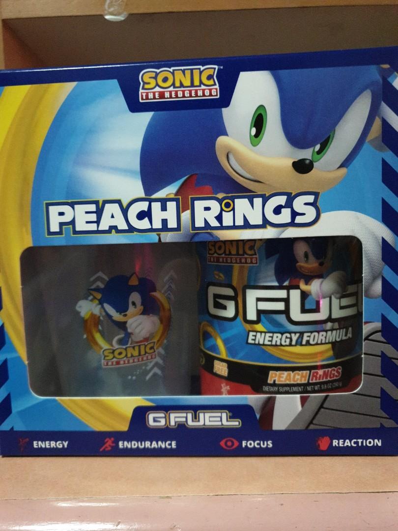 SONIC X GFUEL Peach rings Collectors Box LE, Food & Drinks, Beverages ...