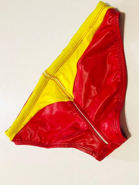 Speedo Waterpolo Red Latex Trunks, Sports Equipment, Sports & Games ...