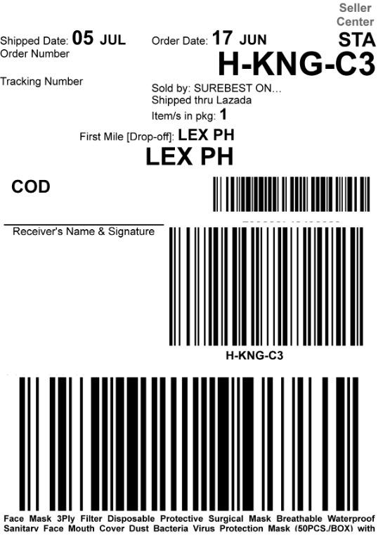 [SUREBEST] A6 Sticker Paper AWB (Air Way Bill) for inkjet and Laser ...