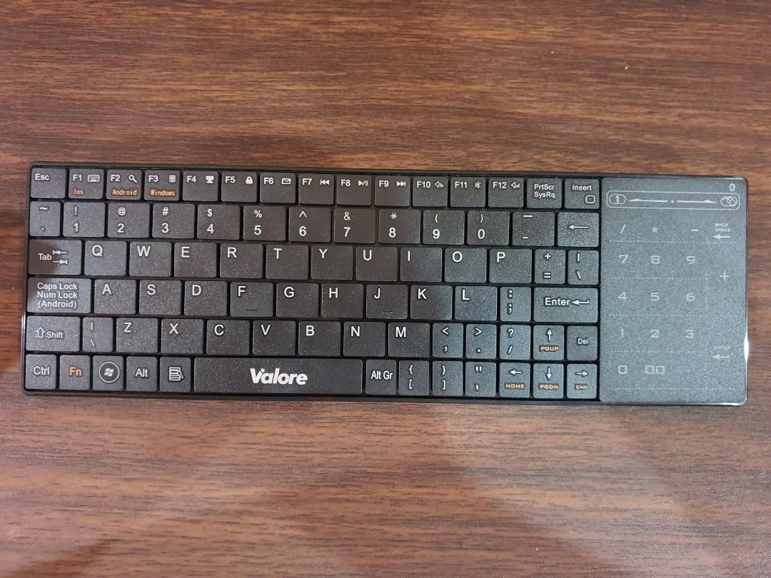 Valore Wireless Keyboard BTK-360, Computers & Tech, Parts & Accessories ...