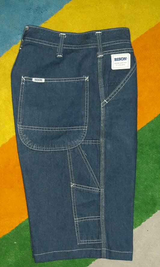 VINTAGE BISON SHORT PENT, Men's Fashion, Bottoms, Trousers on Carousell