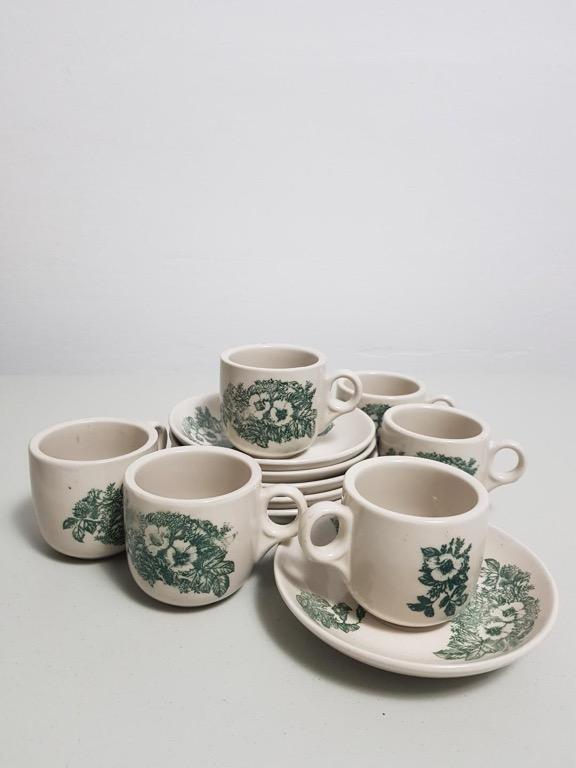 Vintage Traditional Kopitiam Coffee Cup Set, Furniture & Home Living ...