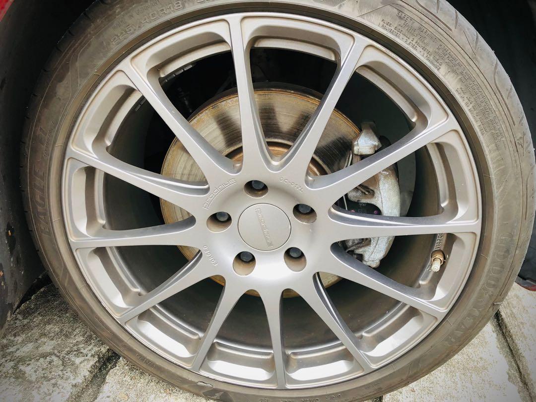 18” Prodrive rims, Car Accessories, Tyres & Rims on Carousell