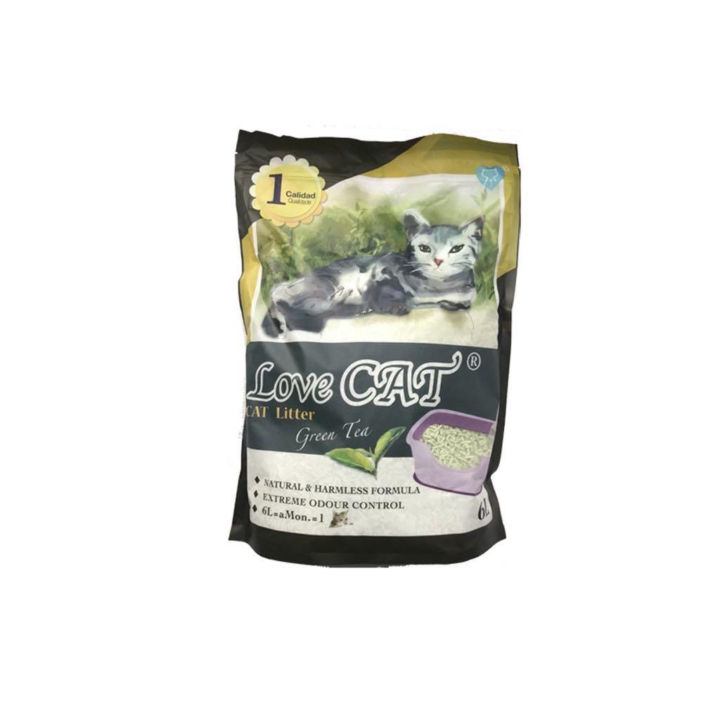 6 PKTs Love Cat Tofu Litter 6L, Pet Supplies, Homes & Other Pet ...