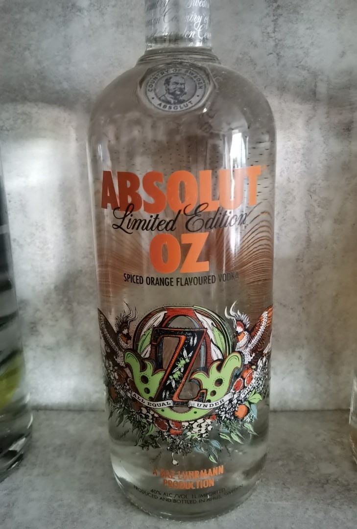 Absolut Vodka Limited Edition Oz, Food & Drinks, Alcoholic Beverages on ...