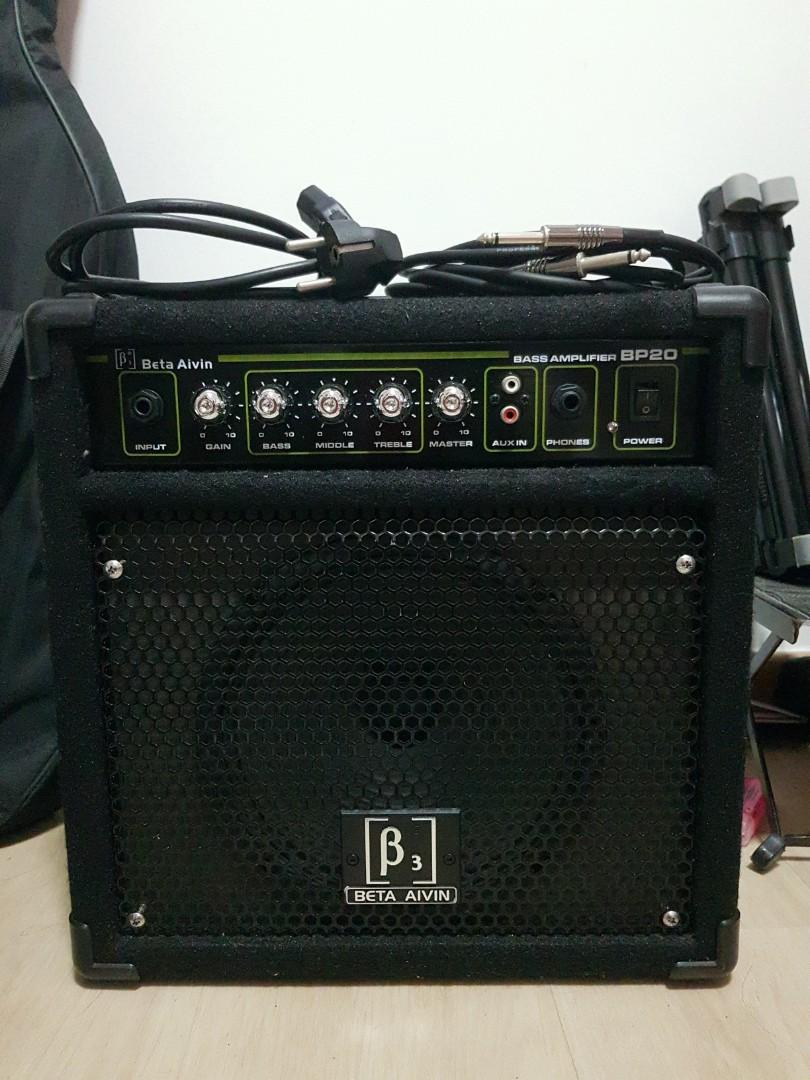 Bass Amplifier Beta Aivin BP20, Audio, Soundbars, Speakers & Amplifiers ...