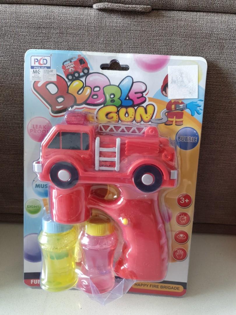 Bubble gum gun fire engine, Hobbies & Toys, Toys & Games on Carousell