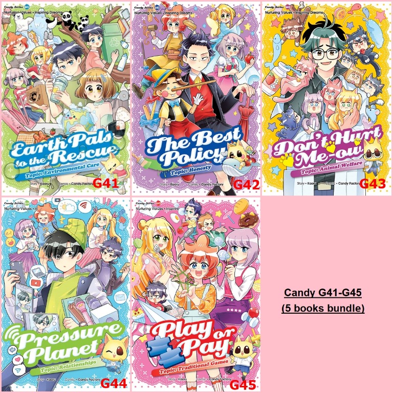 [BN] Candy Series G01-G49 (5 Books Bundle) and 5th Anniversary Fun ...