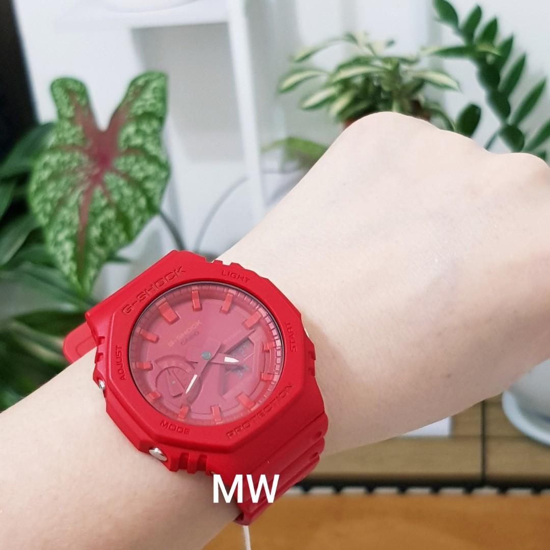 Casio g shock red tmj merah ga2100 ga-2100 ga-2100-4dr watch, Luxury ...