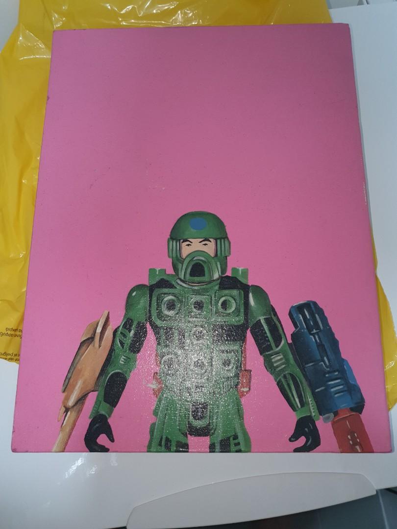 Centurions Max Ray painting done by local artist Dyn Starr, Hobbies ...