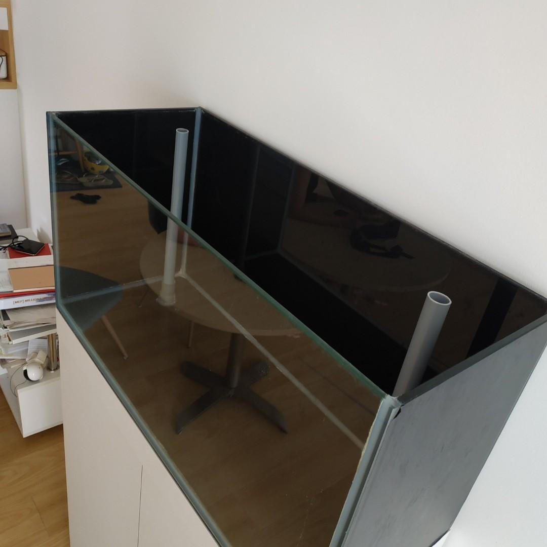 Custom overflow tank with sump & cabinet, Pet Supplies, Homes & Other ...