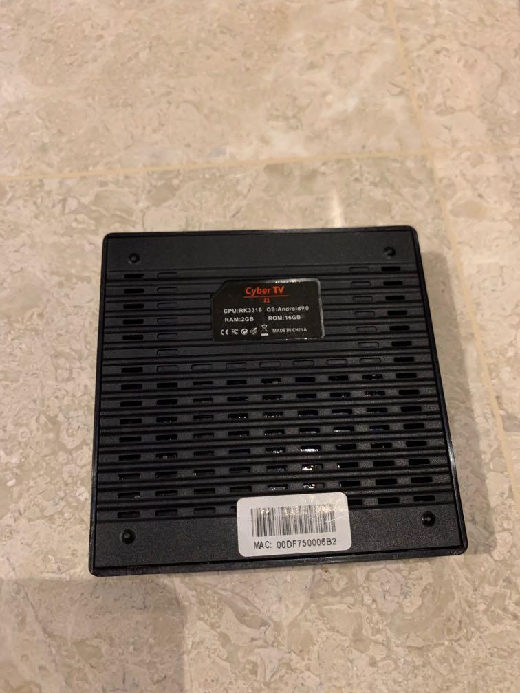 Cybertv J1 4K Ultra HD tv box, TV & Home Appliances, TV & Entertainment ...