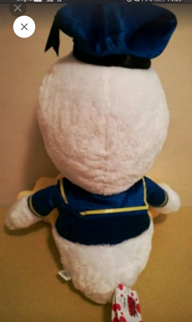 Disney Donald Duck in sailor uniform huge plushie 43cm, Hobbies & Toys ...