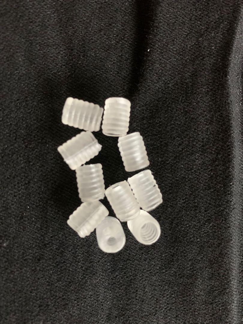 Elastic Silicone Cord stoppers (Transparent), Furniture & Home Living ...