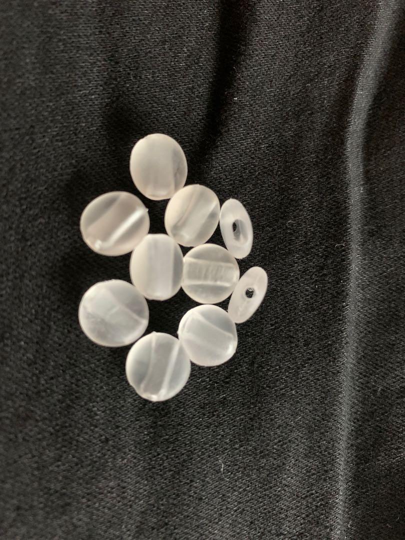Elastic Silicone Cord stoppers (Transparent), Furniture & Home Living ...