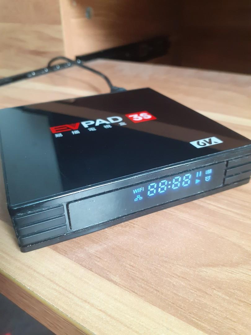 EVPAD 3S TV BOX ORIGINAL FREE WLAN CABLE, Hobbies & Toys, Music & Media ...