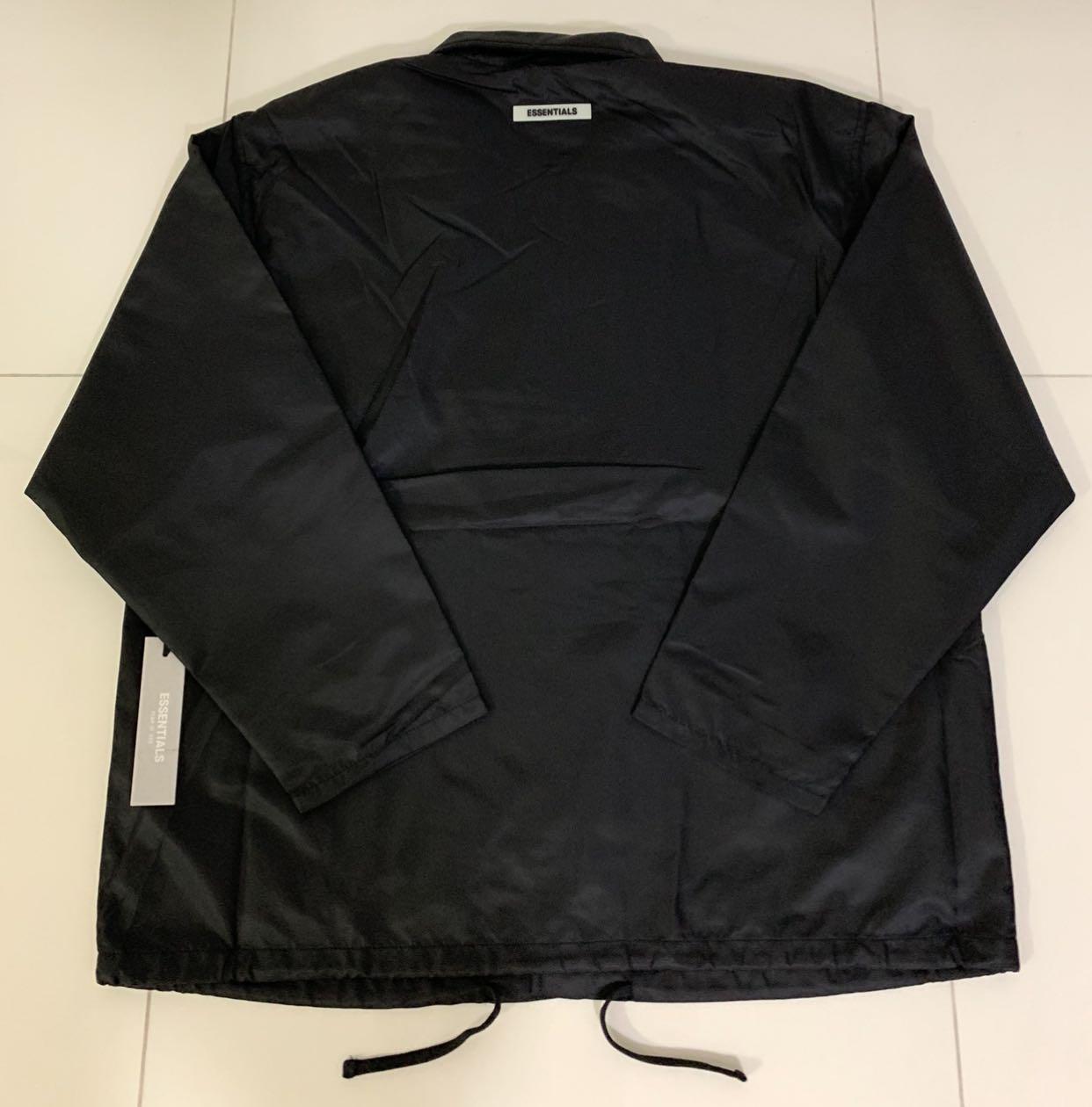 Fear of god essential coach jacket, Men's Fashion, Coats, Jackets and ...