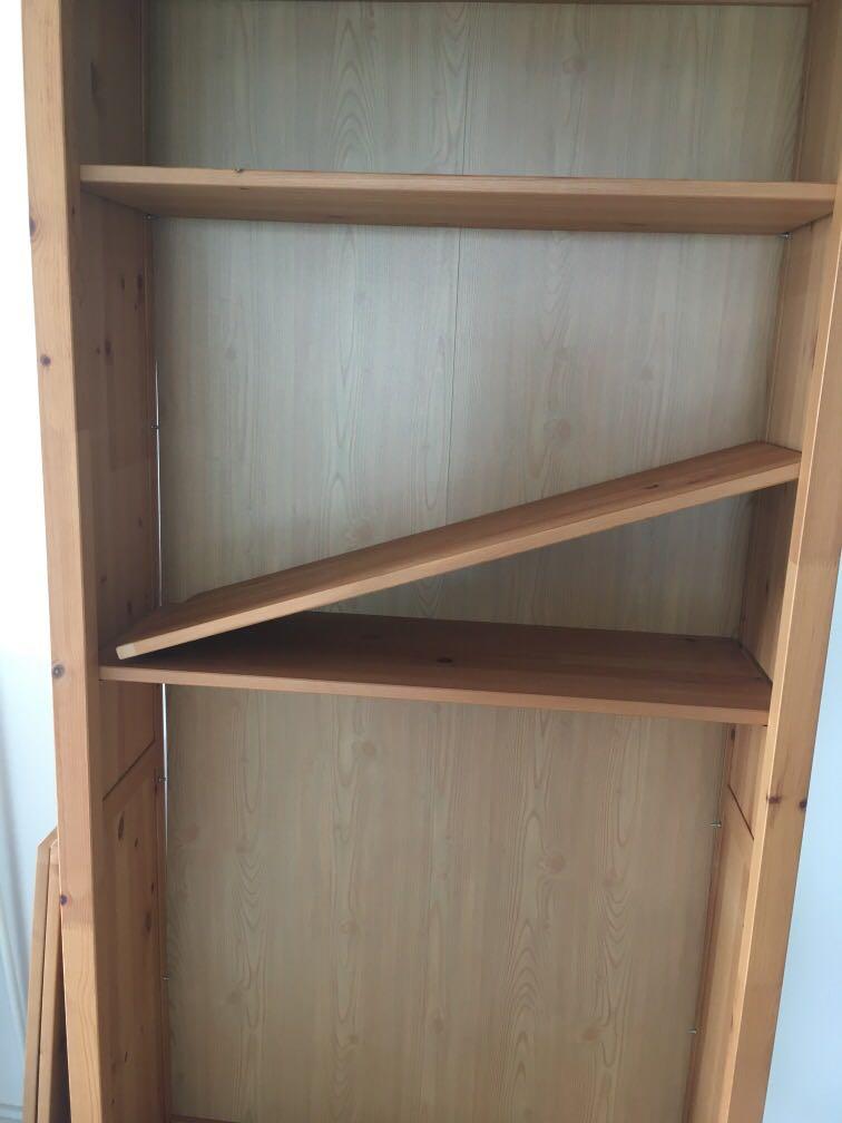 ikea hemnes bookcase (sides are warped), Furniture, Shelves & Drawers ...