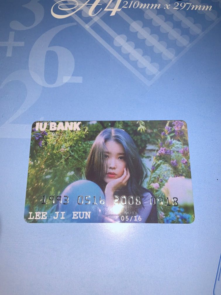 IU PVC card, Hobbies & Toys, Memorabilia & Collectibles, K-Wave on ...