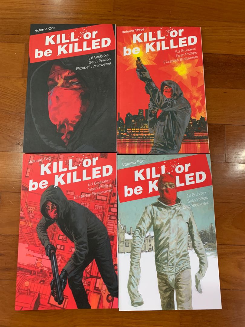 Kill or be Killed Vol 1-4 by Ed Brubaker and Sean Phillips, Hobbies ...