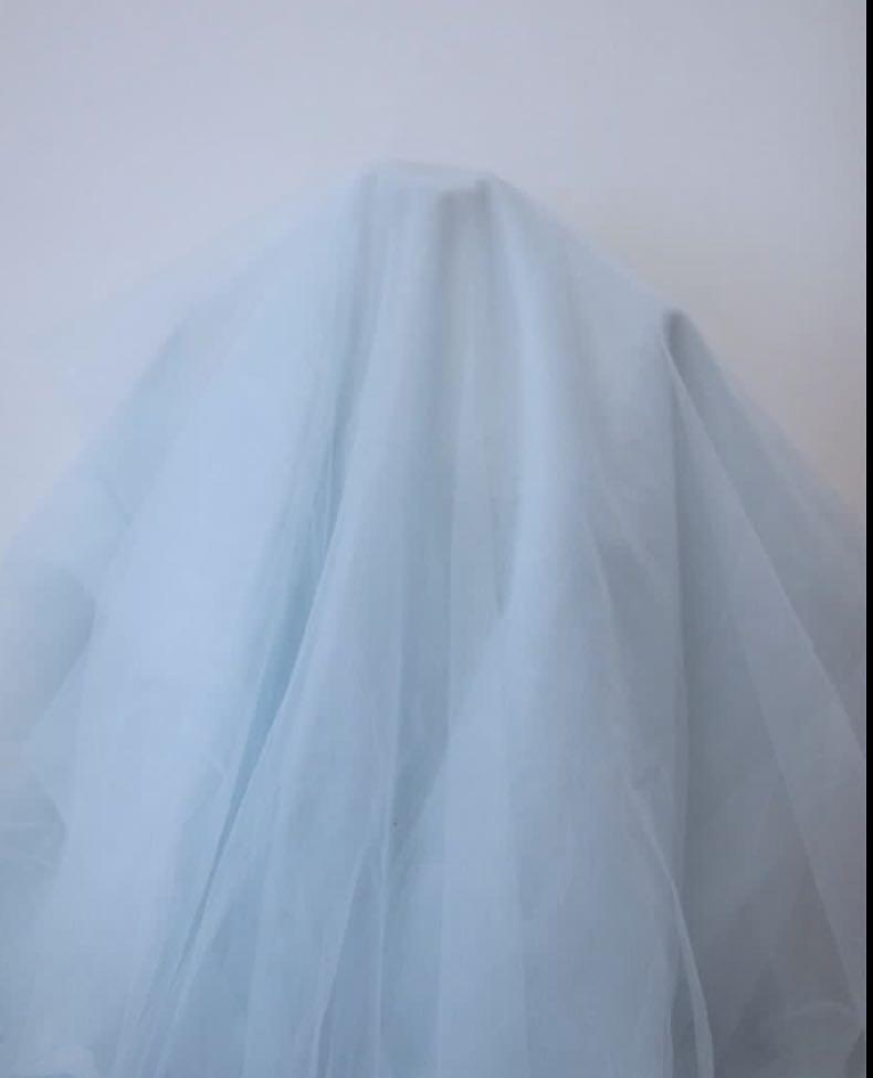 Light Blue Tulle Fabric Drape, Hobbies & Toys, Stationery & Craft ...