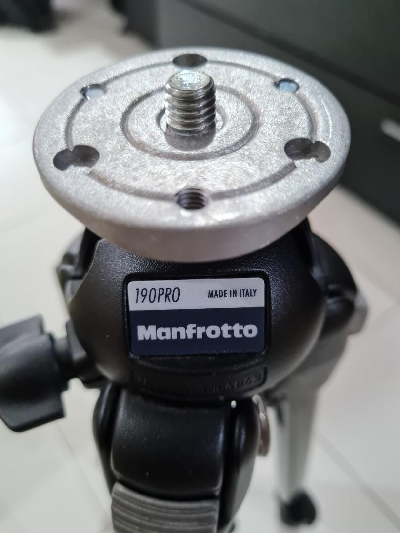 Manfrotto 190pro with 486rc2 head mint condition., Photography ...