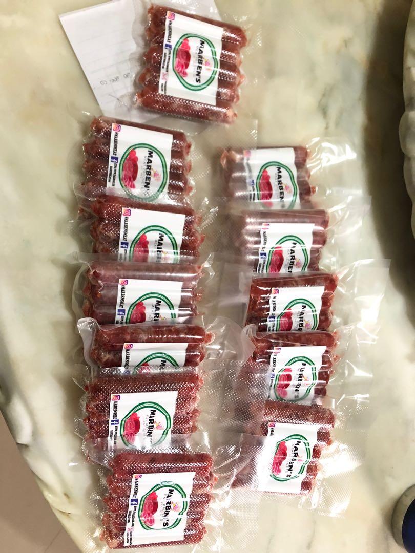 Marben’s CHORIZO DE CEBU & SKINLESS, Food & Drinks, Fresh Produce on ...